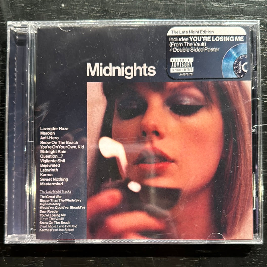 Taylor Swift - Midnights: The Late Night Edition (CD) – Luna Record Shop