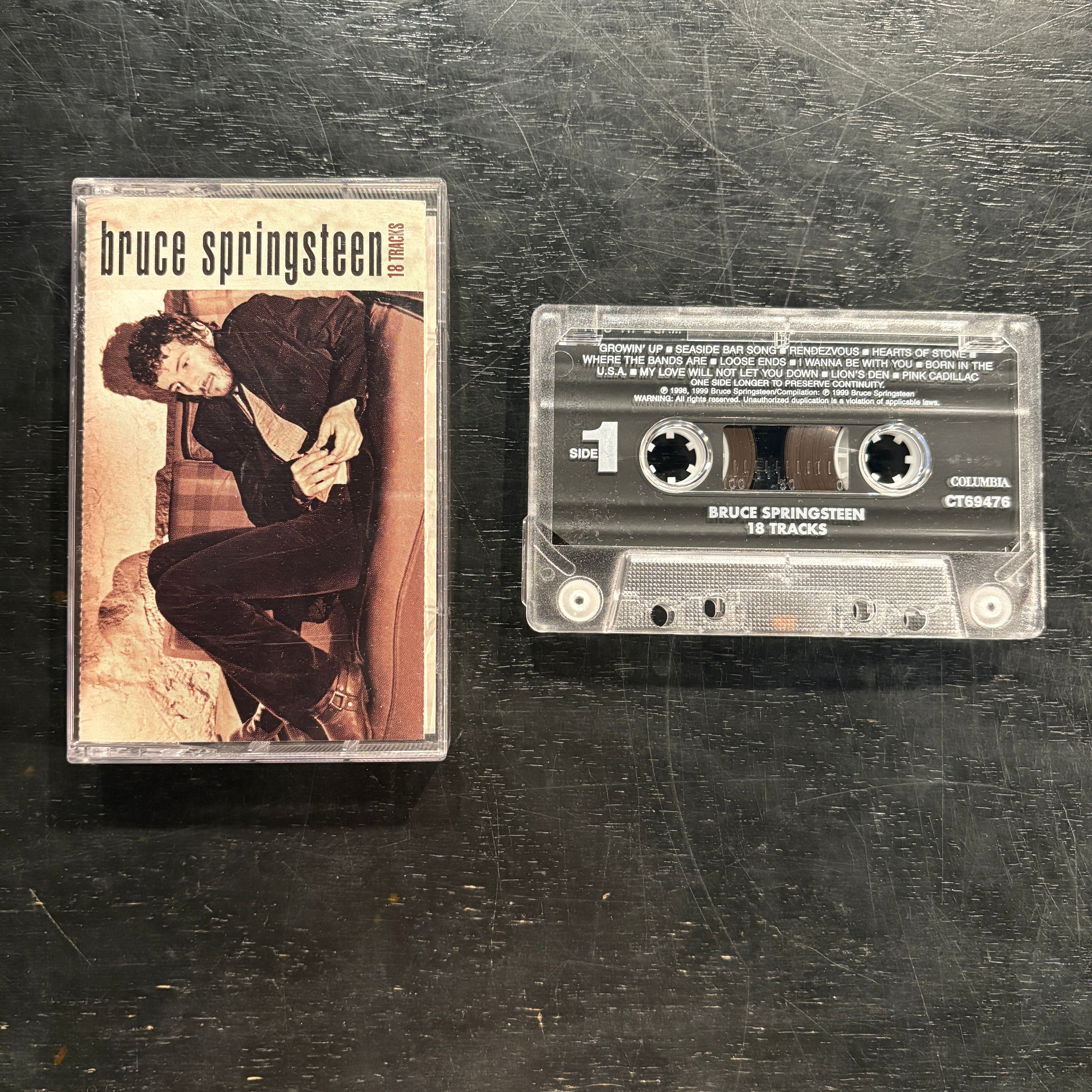 BRUCE SPRINGSTEEN - 18 TRACKS (CASSETTE TAPE) – Luna Record Shop