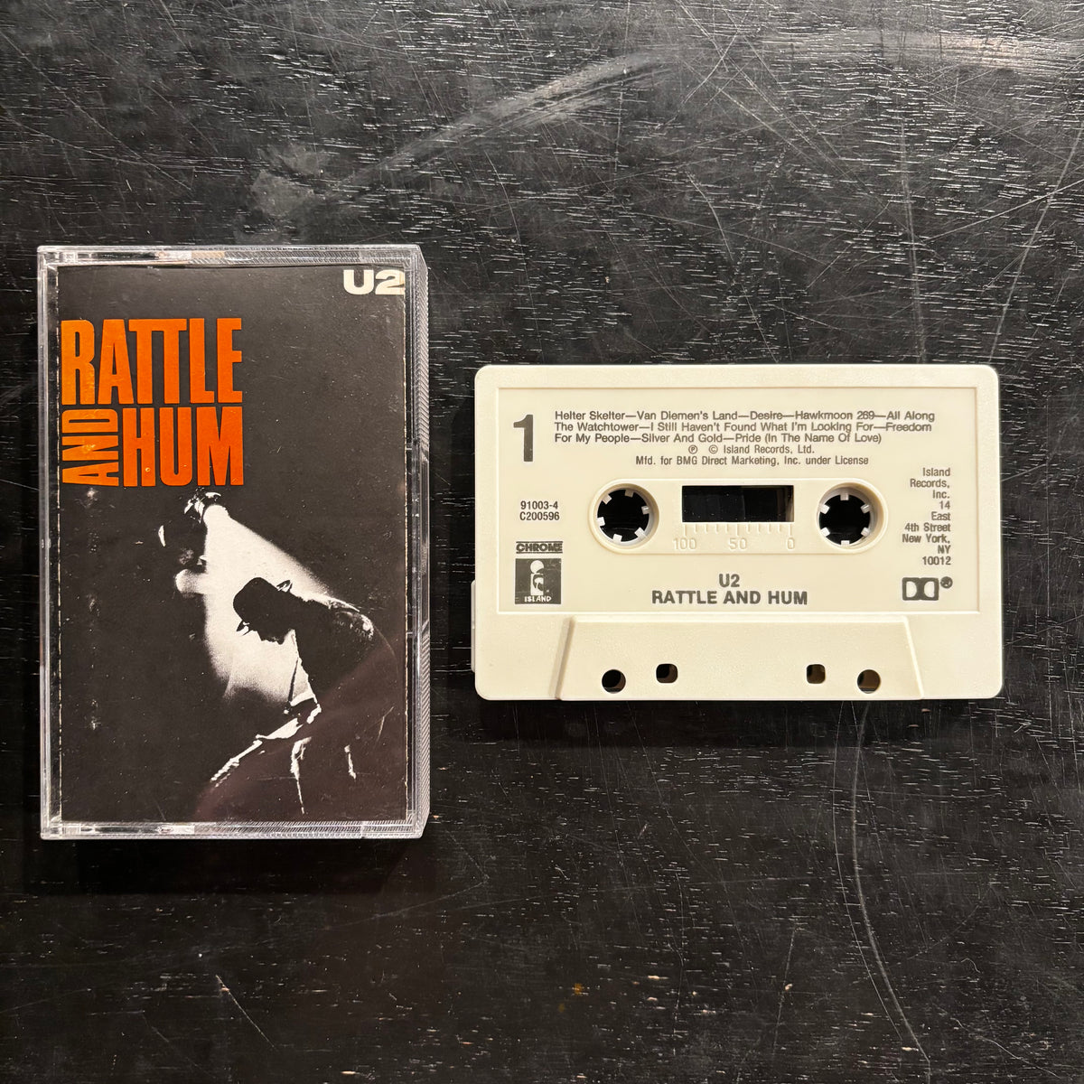 U2 - RATTLE AND HUM (1988 TAPE) – Luna Record Shop